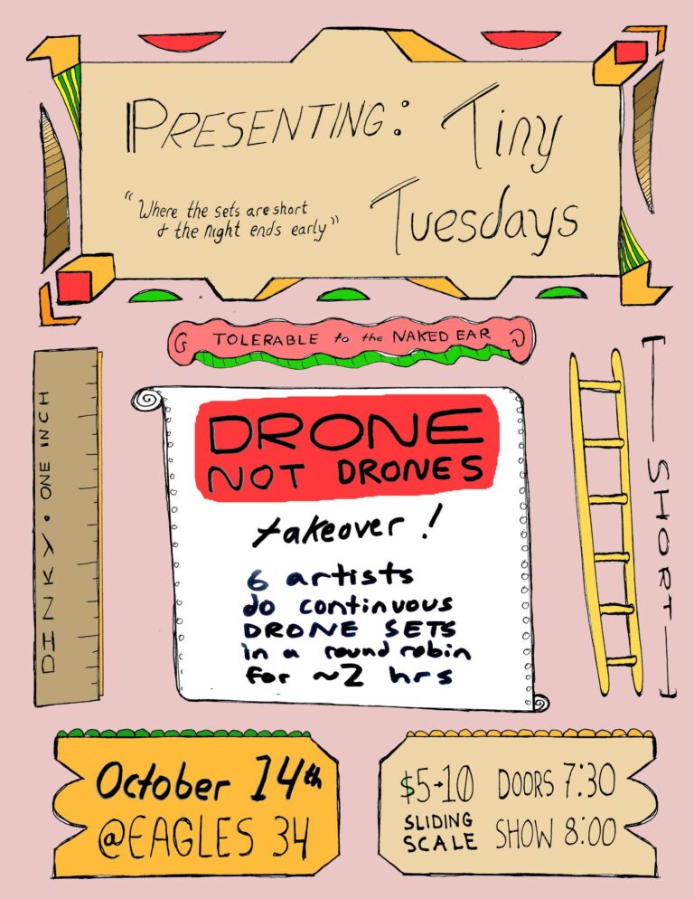 TONIGHT: Drone Not Drones Takes Over Tiny Tuesday – Reviler